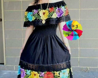 Traditional Mexican Dress - Etsy