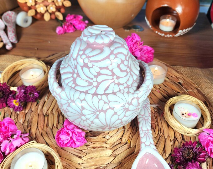 Pink Talavera Mug - Etsy