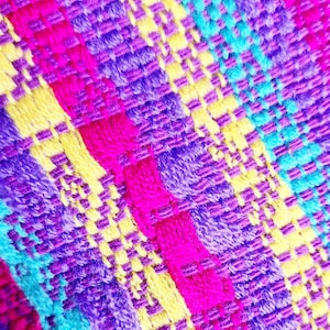 Mexican Woven Gaban Poncho 2 Way to Use Handmade Soft Warm Sarape Dress ...