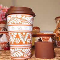 Blue Talavera Glass Cup - Etsy