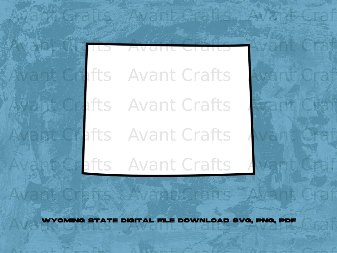 Wyoming State Digital File Download Svg, Png, Pdf - Etsy