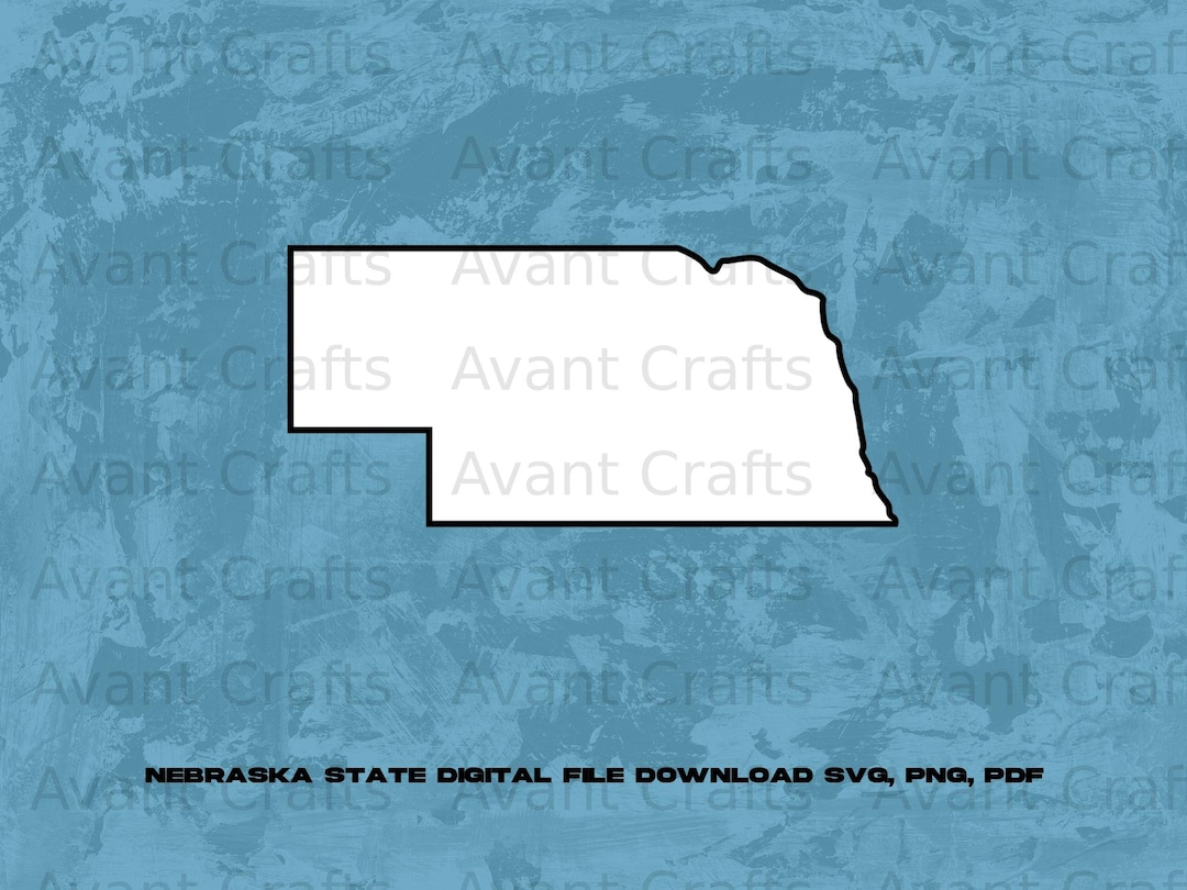 Nebraska State Digital File Download Svg, Png, Pdf - Etsy