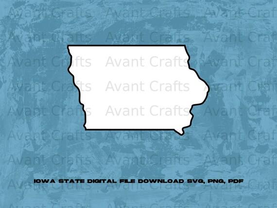 Iowa State Digital File Download Svg Png Pdf | Etsy