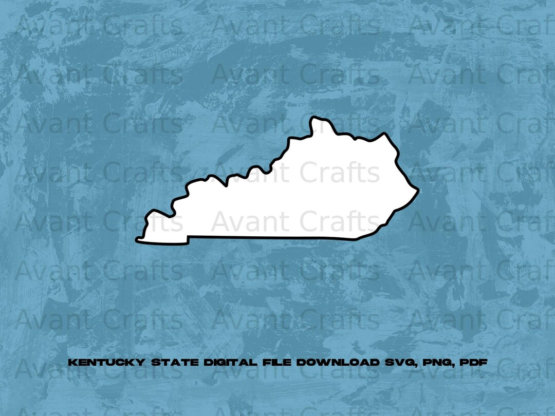 Kentucky State Digital File Download Svg, Png, Pdf - Etsy