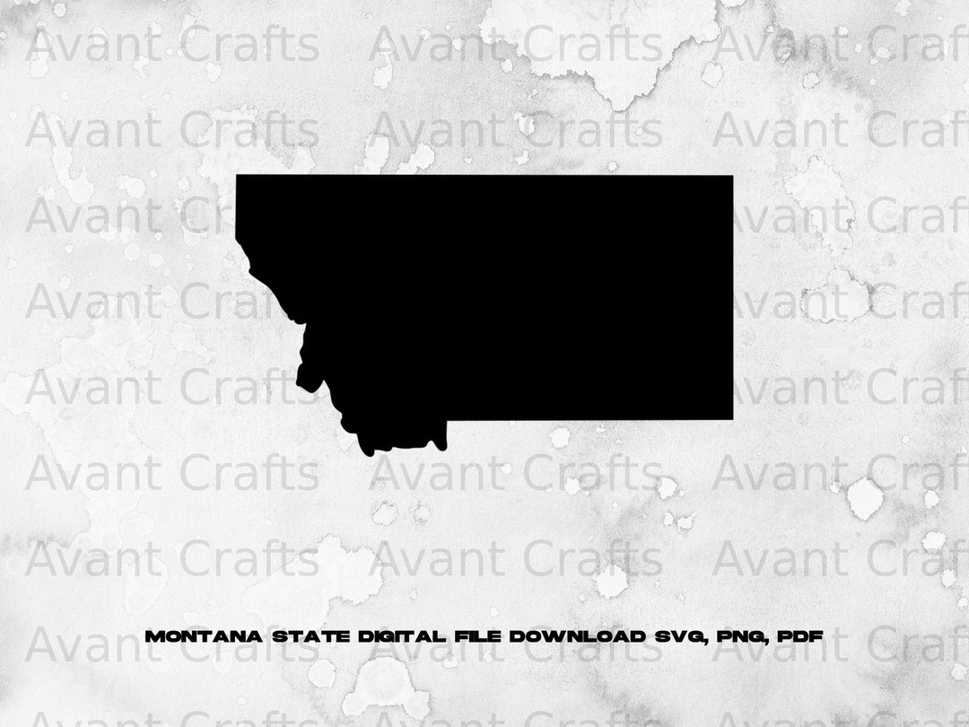 Montana State Digital File Download Svg, Png, Pdf - Etsy