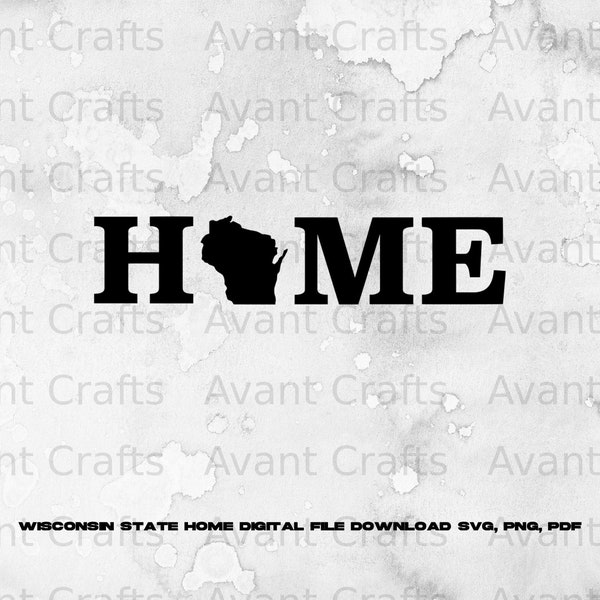 Wisconsin Home Svg - Etsy