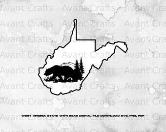 West Virginia Svg File - Etsy