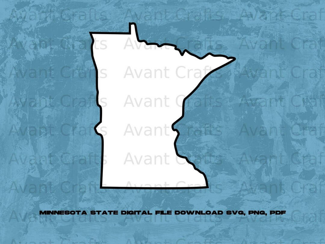 Minnesota State Digital File Download Svg, Png, Pdf - Etsy