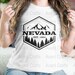 Nevada State Mountain Trees Digital File Download Svg, Png, Pdf - Etsy
