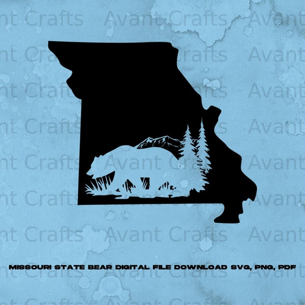 Missouri State Bears Svg - Etsy