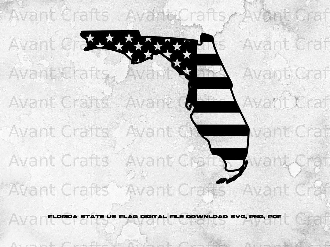 Florida State US Flag Digital File Download Svg, Png, Pdf - Etsy