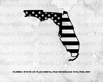 Florida State Flag Svg Png Dxf Eps Pdf Vector Graphic Design Digital ...