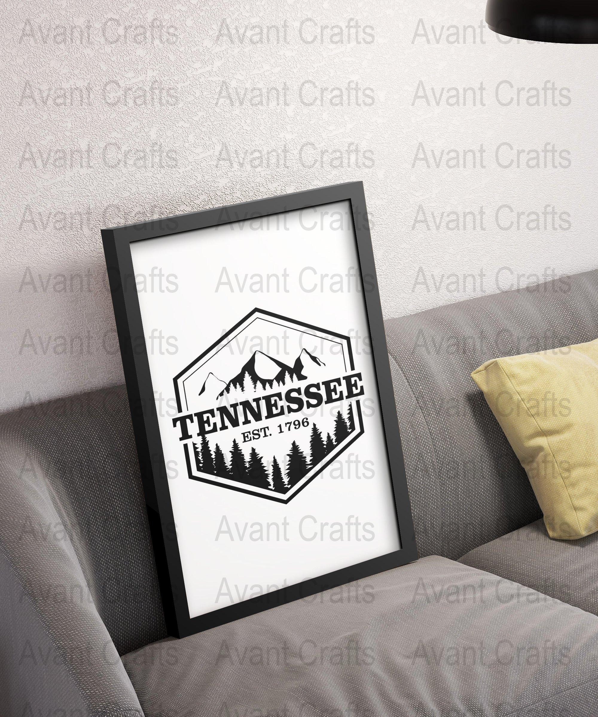 Tennessee State Mountain Trees Digital File Download Svg, Png, Pdf - Etsy