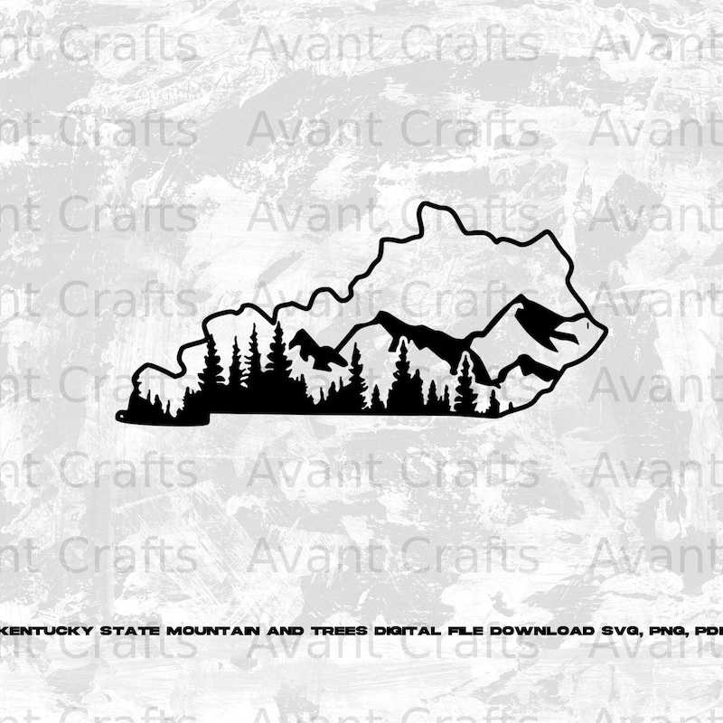 Kentucky State Shape - Etsy