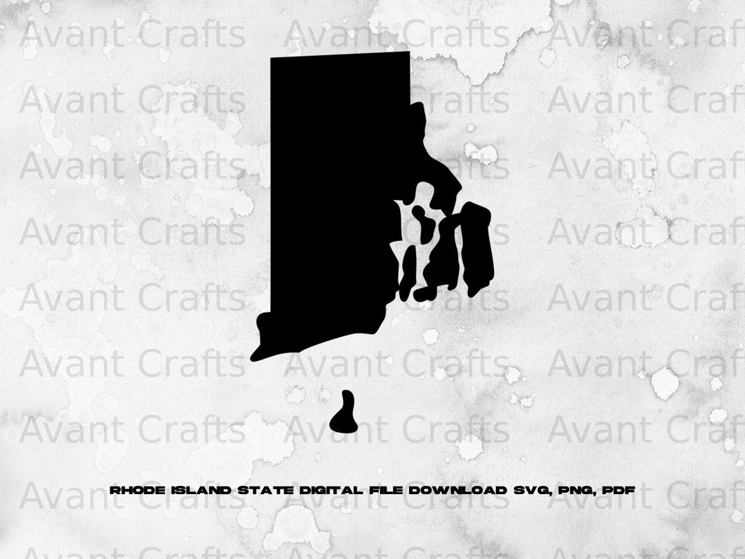 Rhode Island State Digital File Download Svg, Png, Pdf - Etsy