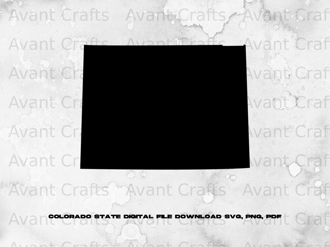 Colorado State Digital File Download Svg, Png, Pdf - Etsy