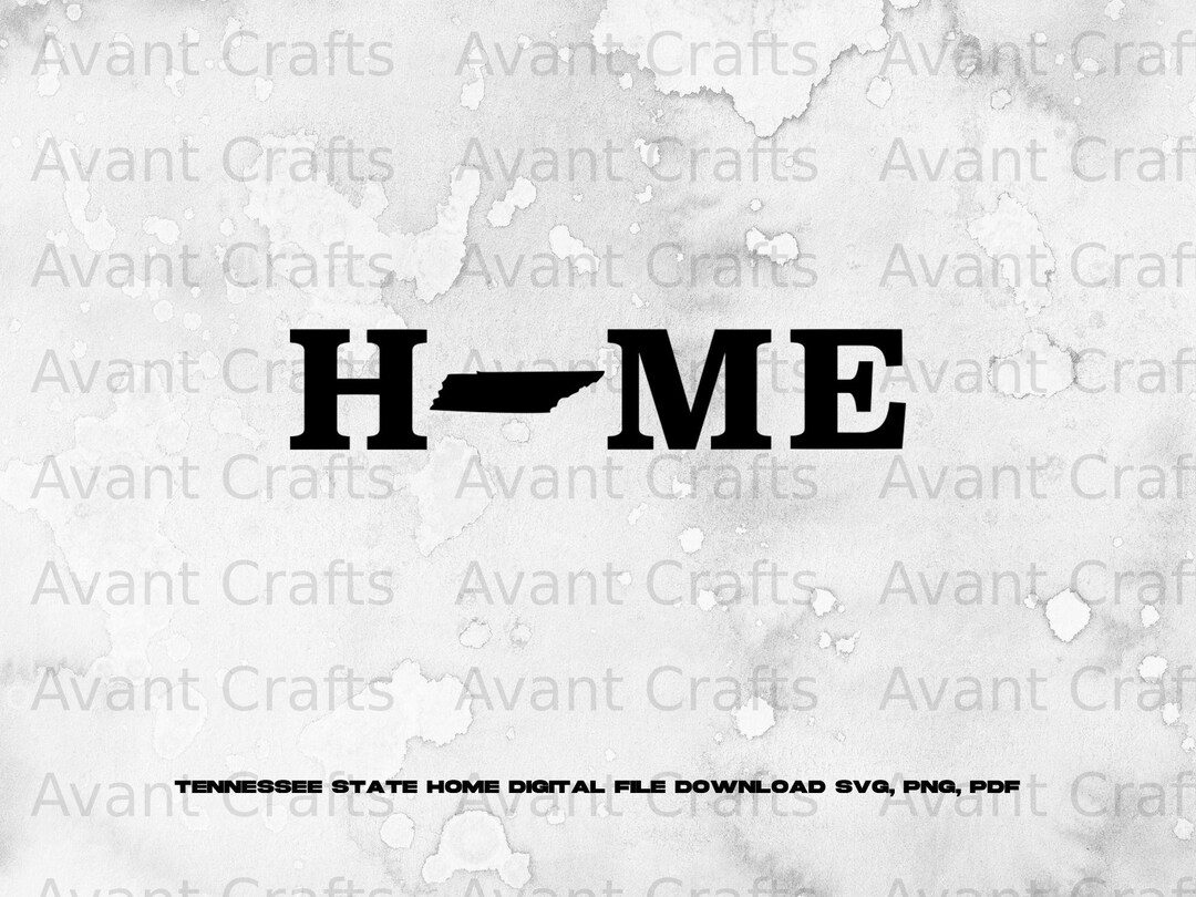 Tennessee State Home Digital File Download Svg, Png, Pdf - Etsy