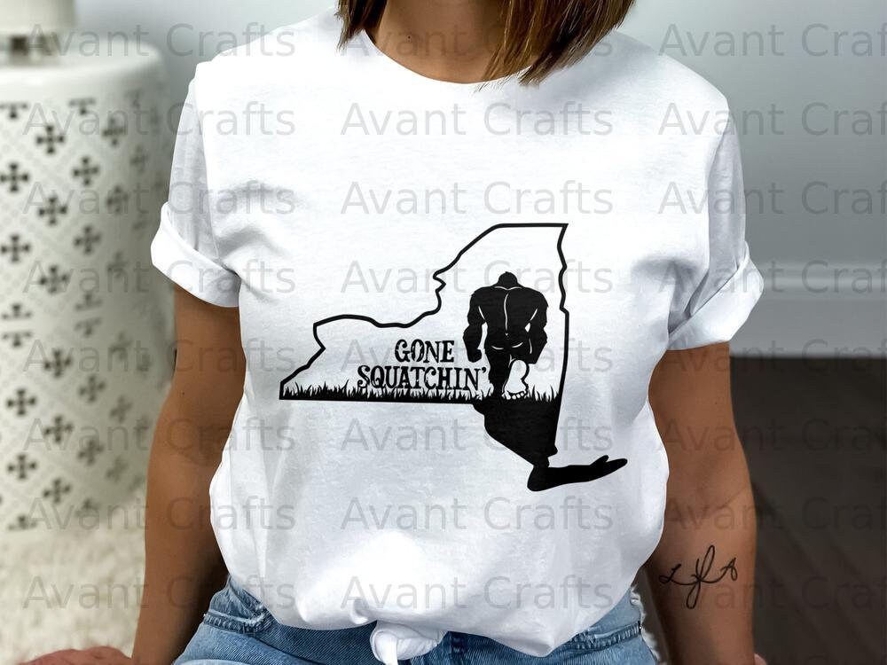 New York State Sasquatch Digital File Download Svg, Png, Pdf - Etsy