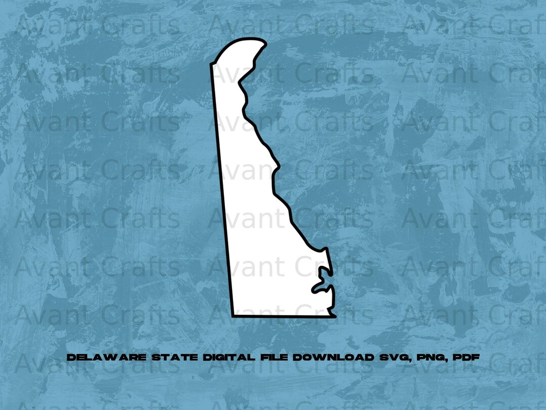 Delaware State Digital File Download Svg, Png, Pdf - Etsy
