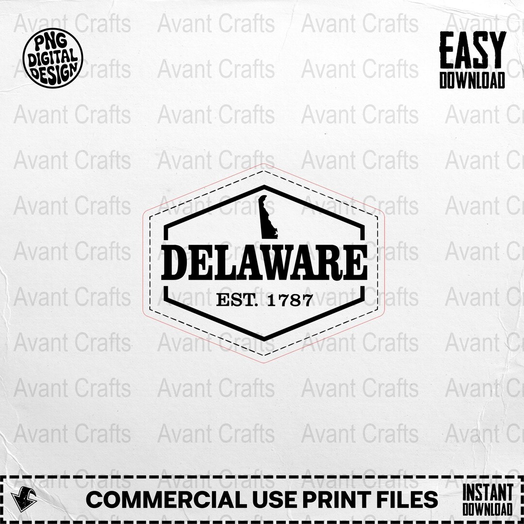 Delaware State Mountain Trees Digital File Download Svg, Png, Pdf - Etsy
