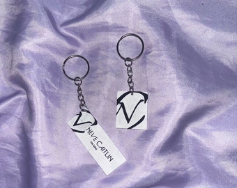 Company Logo Keyring, Business Logo Keyring, Double Sided Keyring, Your ...