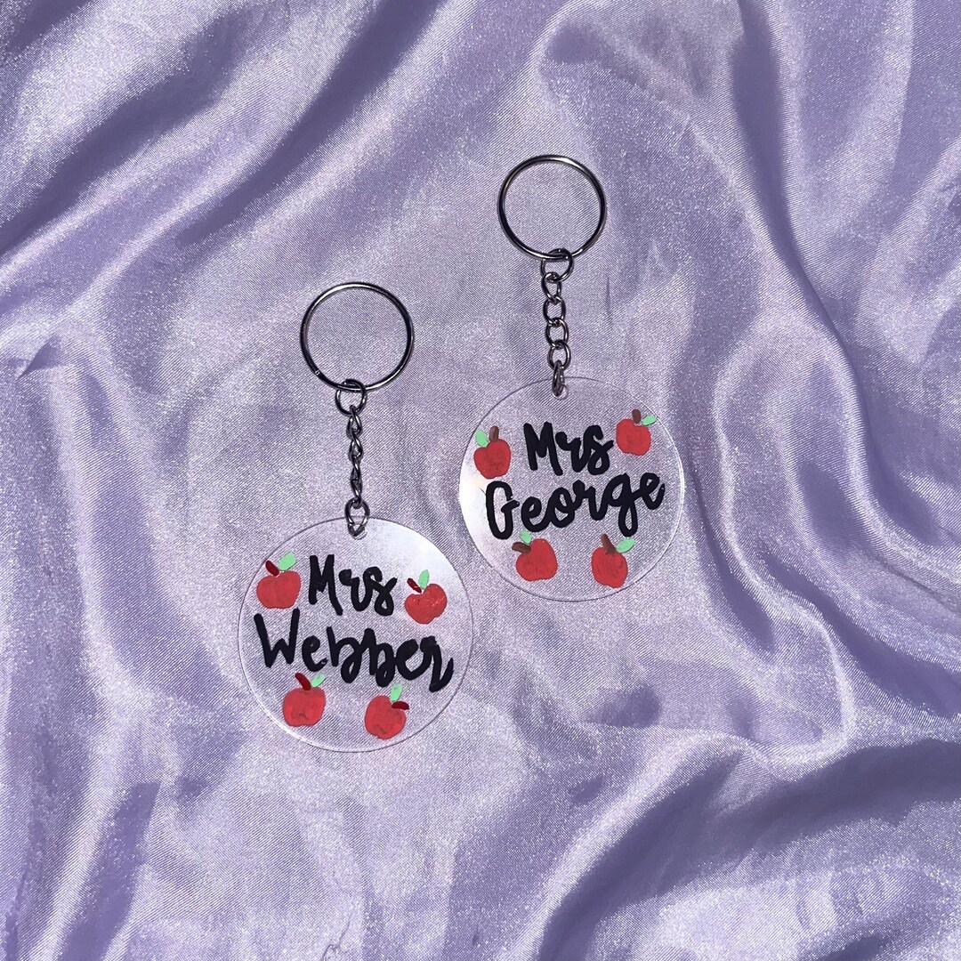 Teacher Keyrings - Etsy