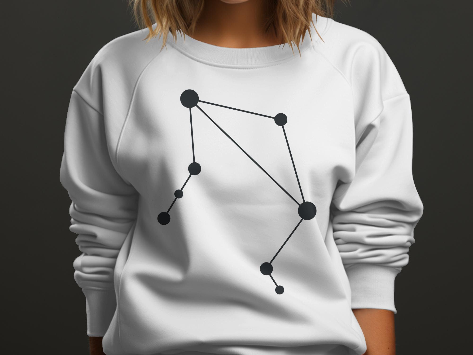 Libra Constellation Design Sweatshirt Hoodie Comfort Colors, Unique ...