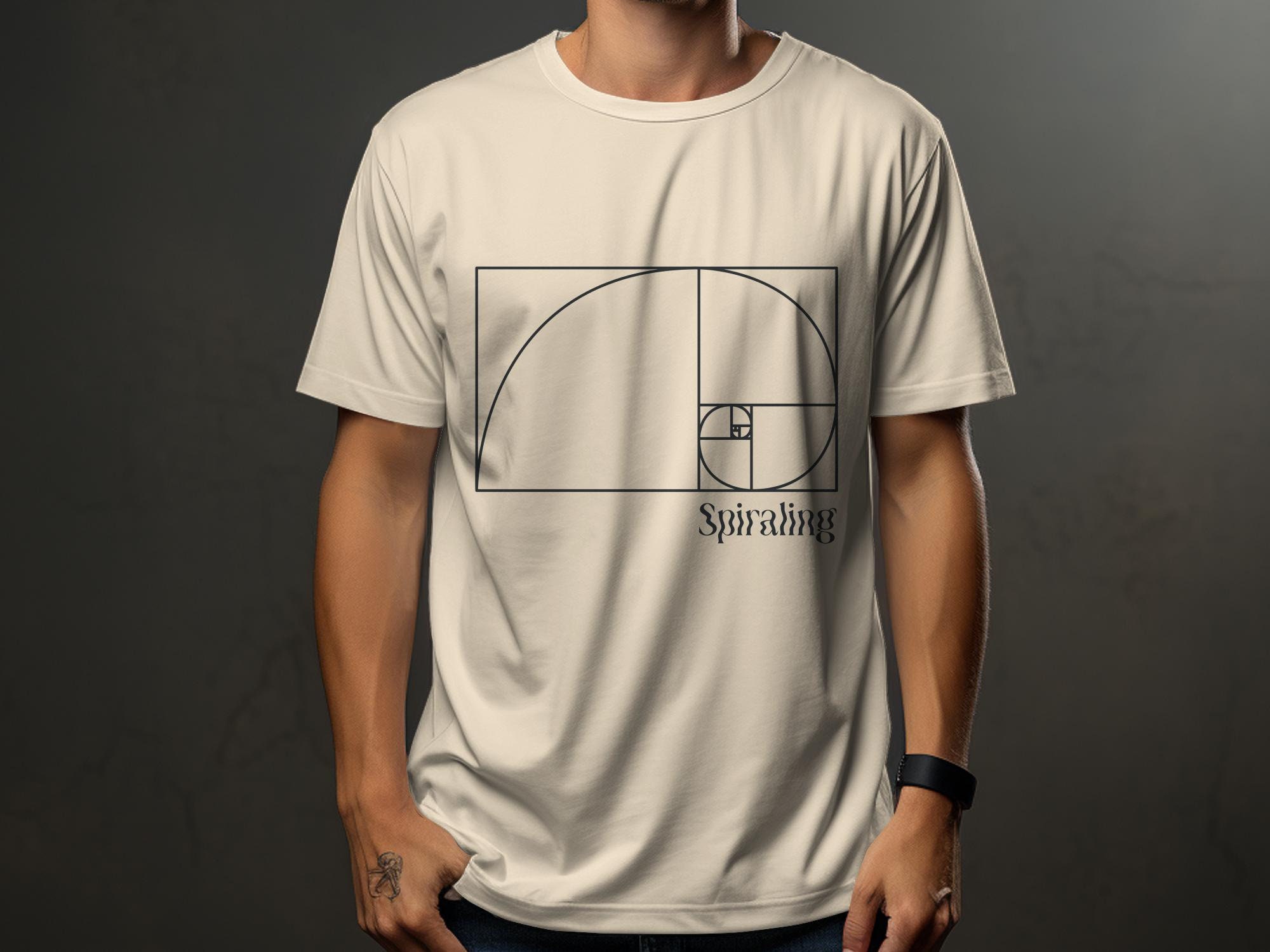 Golden Ratio Spiral T-shirt, Comfort Colors Artistic Design Tee ...