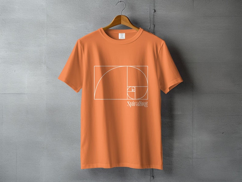 Golden Ratio Spiral T-shirt, Comfort Colors Artistic Design Tee ...
