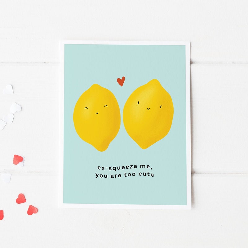 Lemon Pun Greeting Card - Etsy