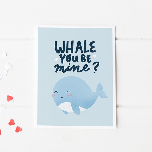 Whale You Be Mine - Etsy