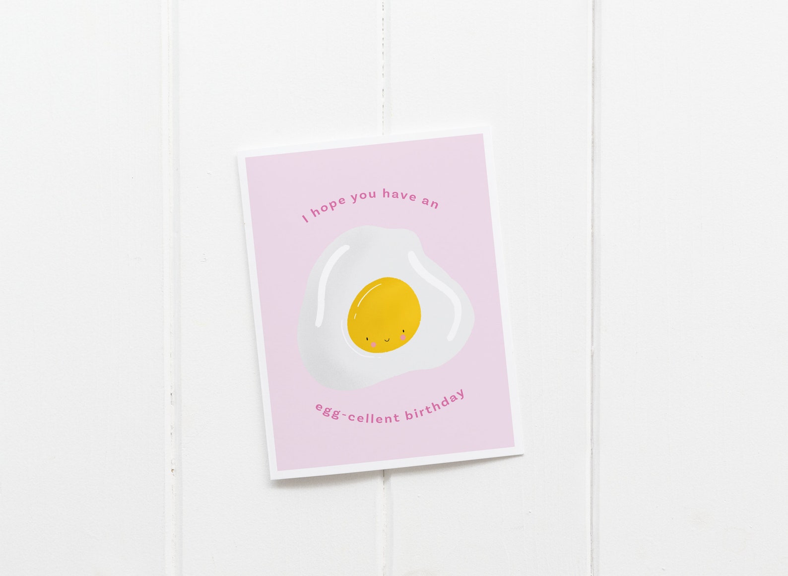 Have an Egg-cellent Birthday Egg Pun Greeting Card Funny | Etsy