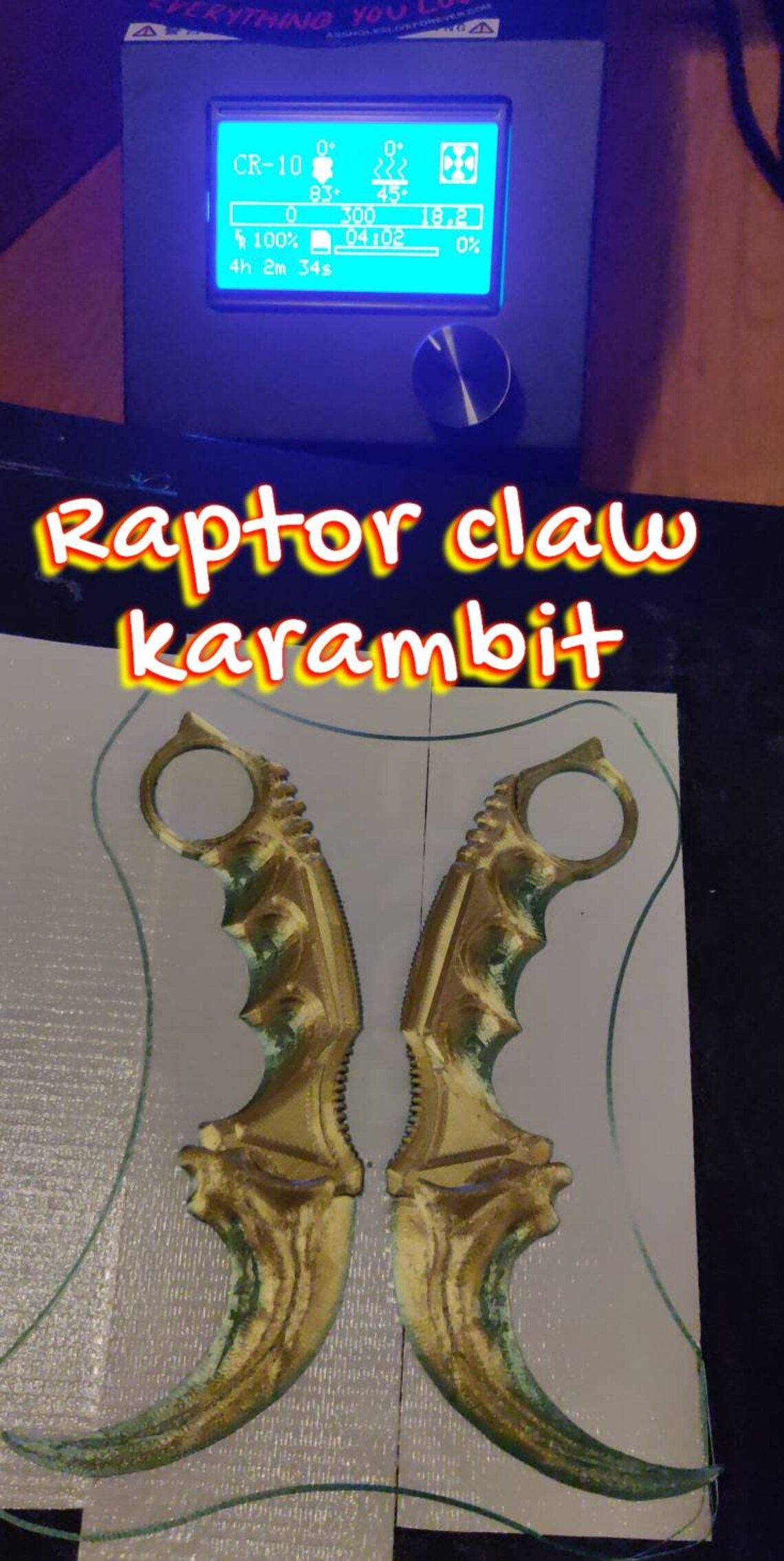Poison Raptor Claw Karambit - Etsy