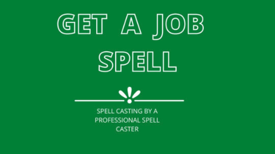 Job Spell Find the Perfect Employment Promotion Dream - Etsy