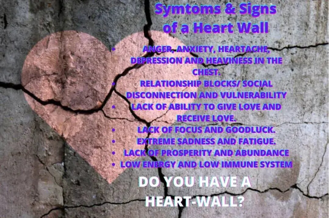 5 Sessions Heart Wall Healing/negative Energy Removal Emotion/body Code Sessions Attracts Love ...