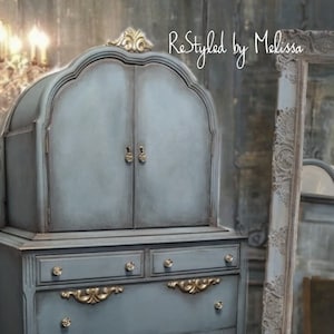 SOLD. Cathedral Wardrobe Armoire Dresser - Etsy