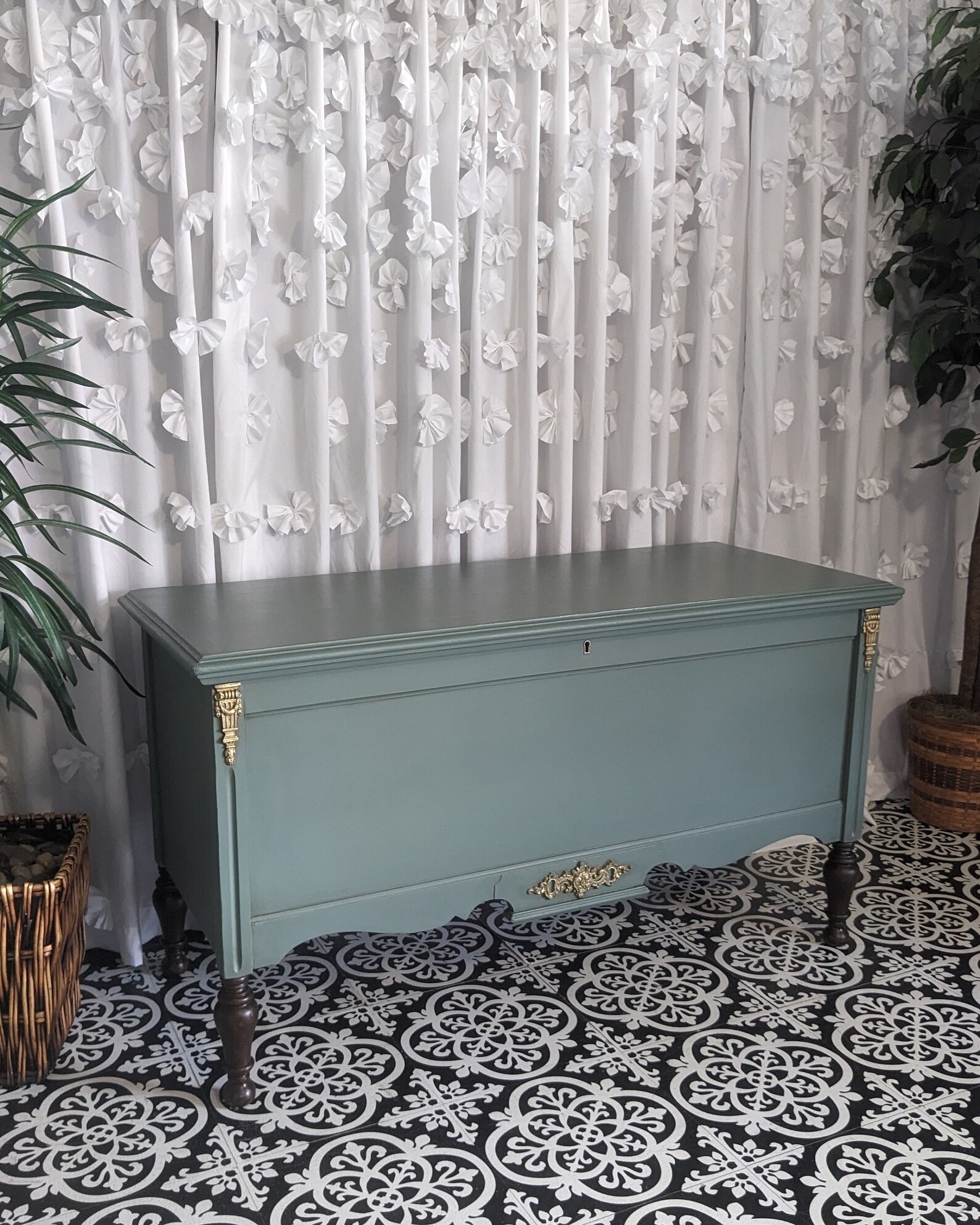 Timeless Cedar Chest Painted Trunk - Etsy