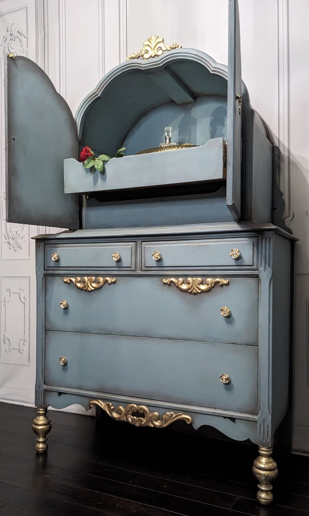 SOLD. Cathedral Wardrobe Armoire Dresser - Etsy