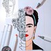 Frida Kahlo Dia De Los Muertos Day of the Dead Digital - Etsy
