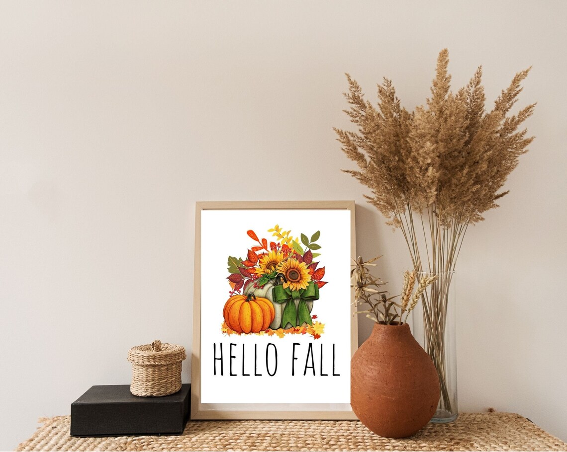 PRINTABLE! Fall/pumpkin Sign, Printable Fall Decor, DIY Fall Decor, PDF ...