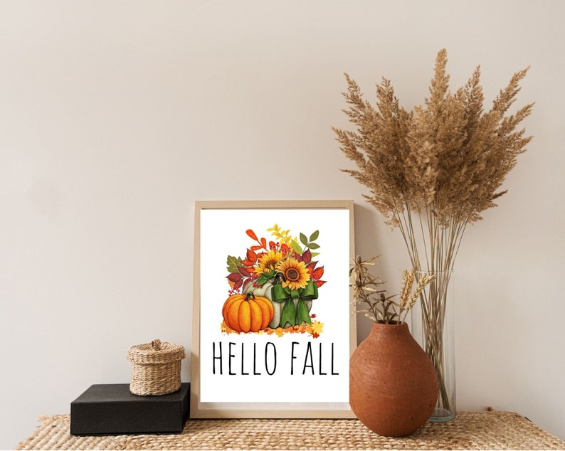 PRINTABLE! Fall/pumpkin Sign, Printable Fall Decor, DIY Fall Decor, PDF ...