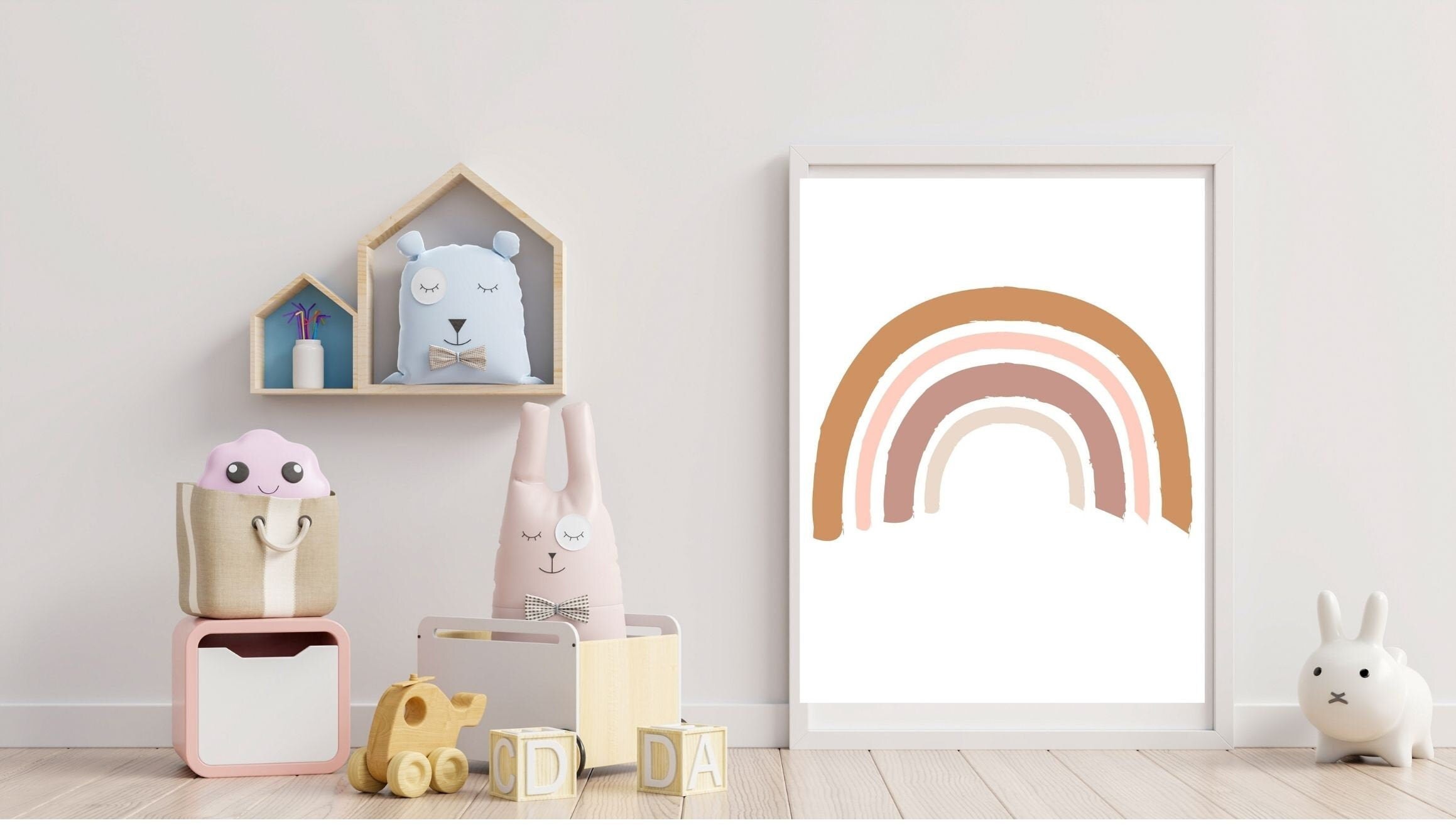 Playroom/classroom Calendar, Days of the Week, Months, Rainbow ...