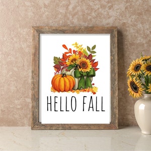 PRINTABLE! Fall/pumpkin Sign, Printable Fall Decor, DIY Fall Decor, PDF ...
