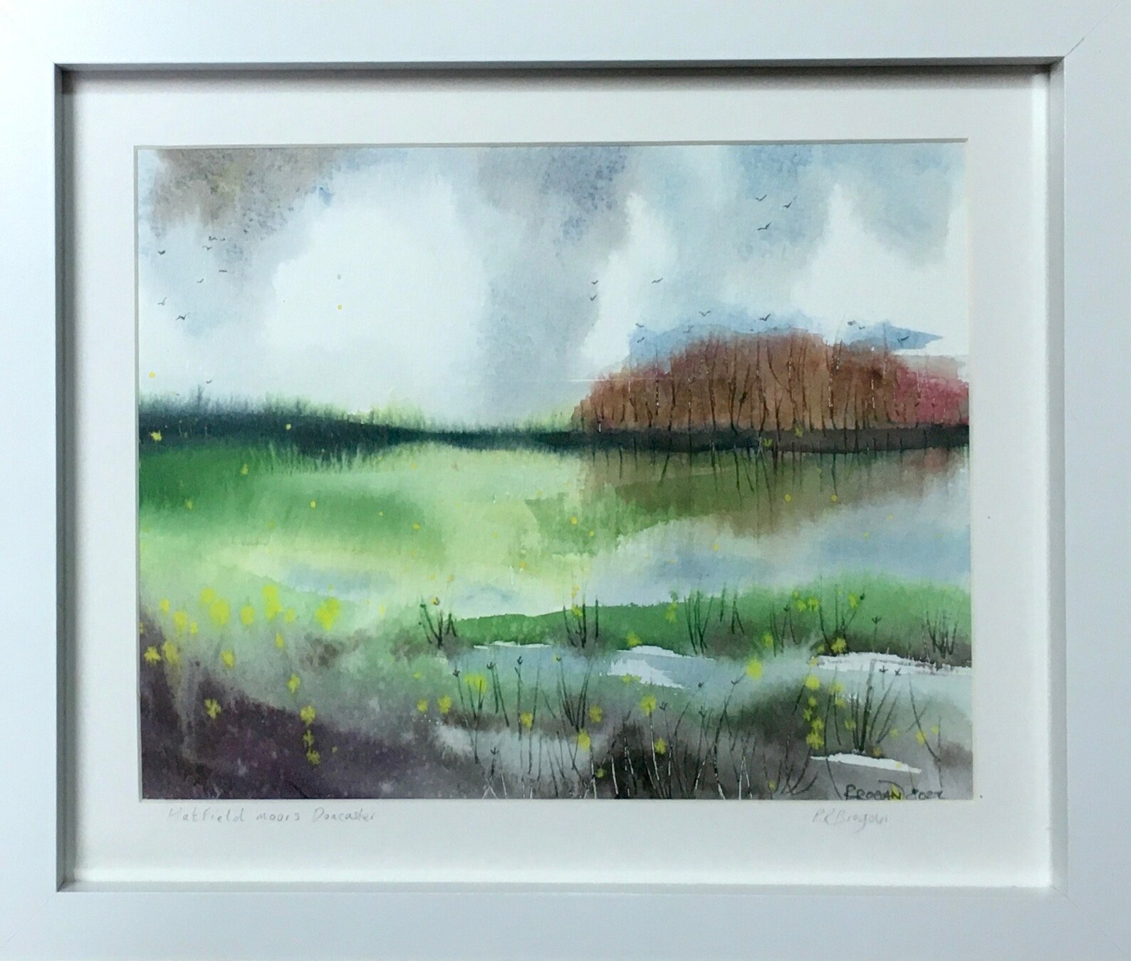 Hatfield Moors. Watercolour Contemporary Art - Etsy