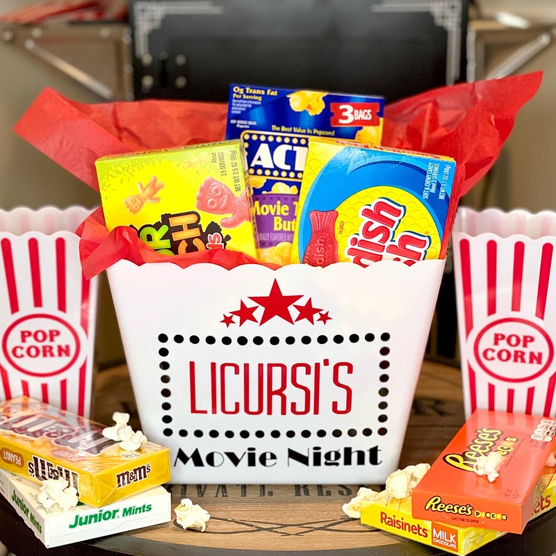 Popcorn Tub Box - Etsy