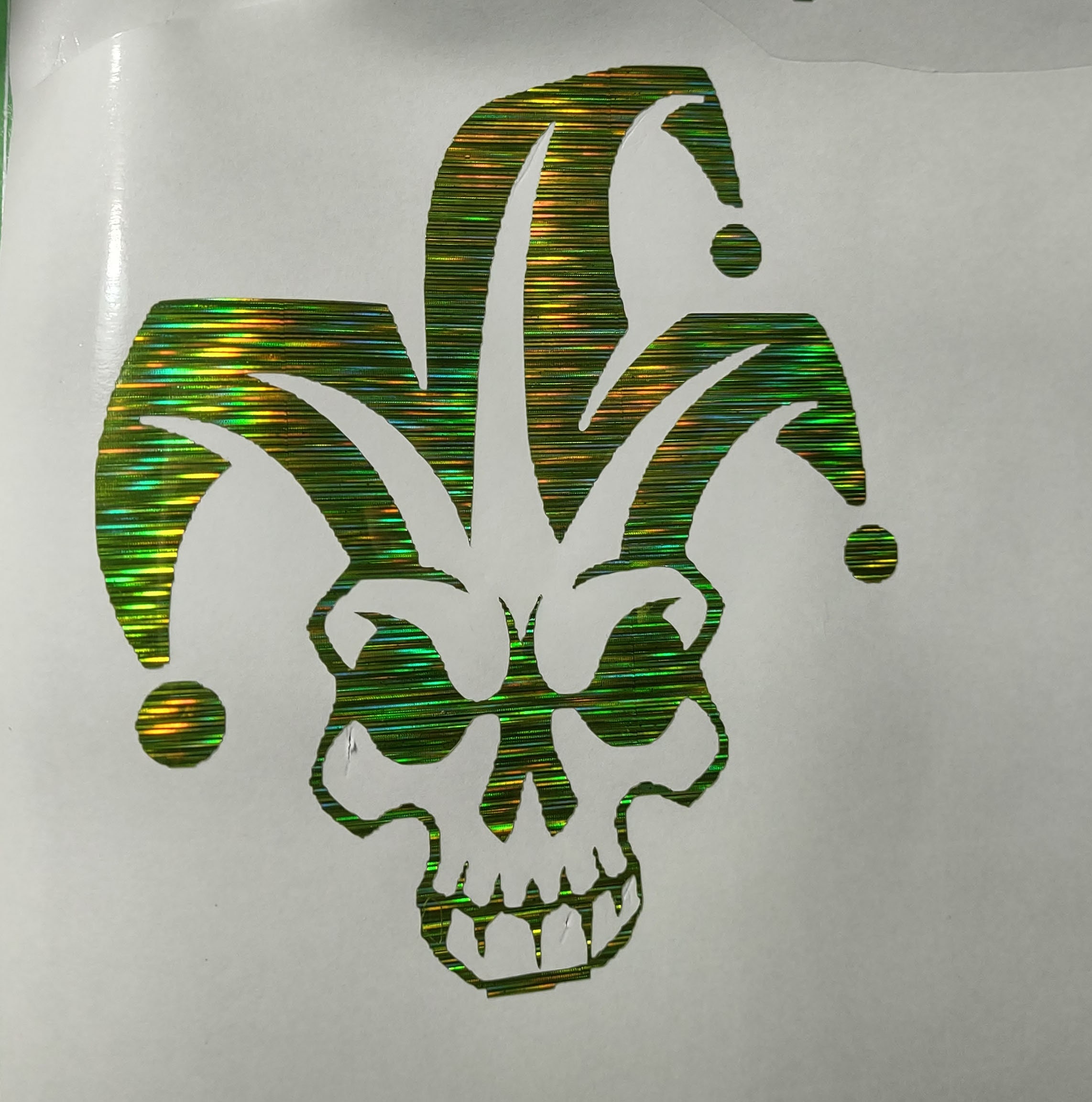 Jester Skull Green