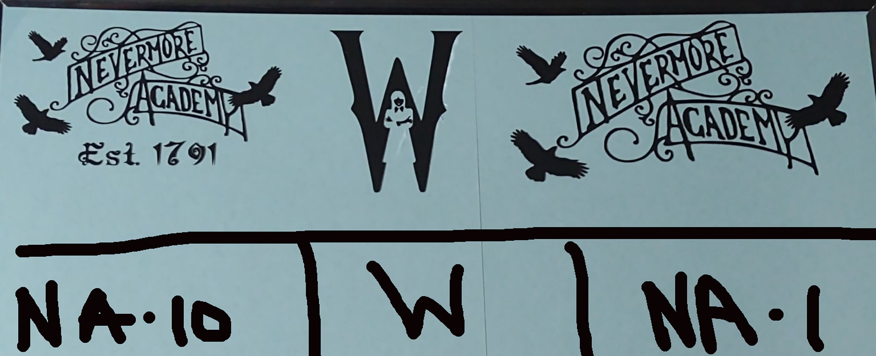 Wednesday Addams Silhouette Black Vinyl Decal. Netflix Series WEDNESDAY ...