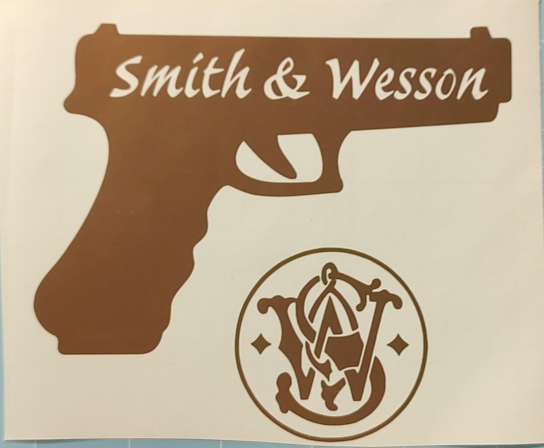 Pistol Handgun Vinyl Decals. Glock and Ruger Firearms, 9mm, Handgun, 38 ...