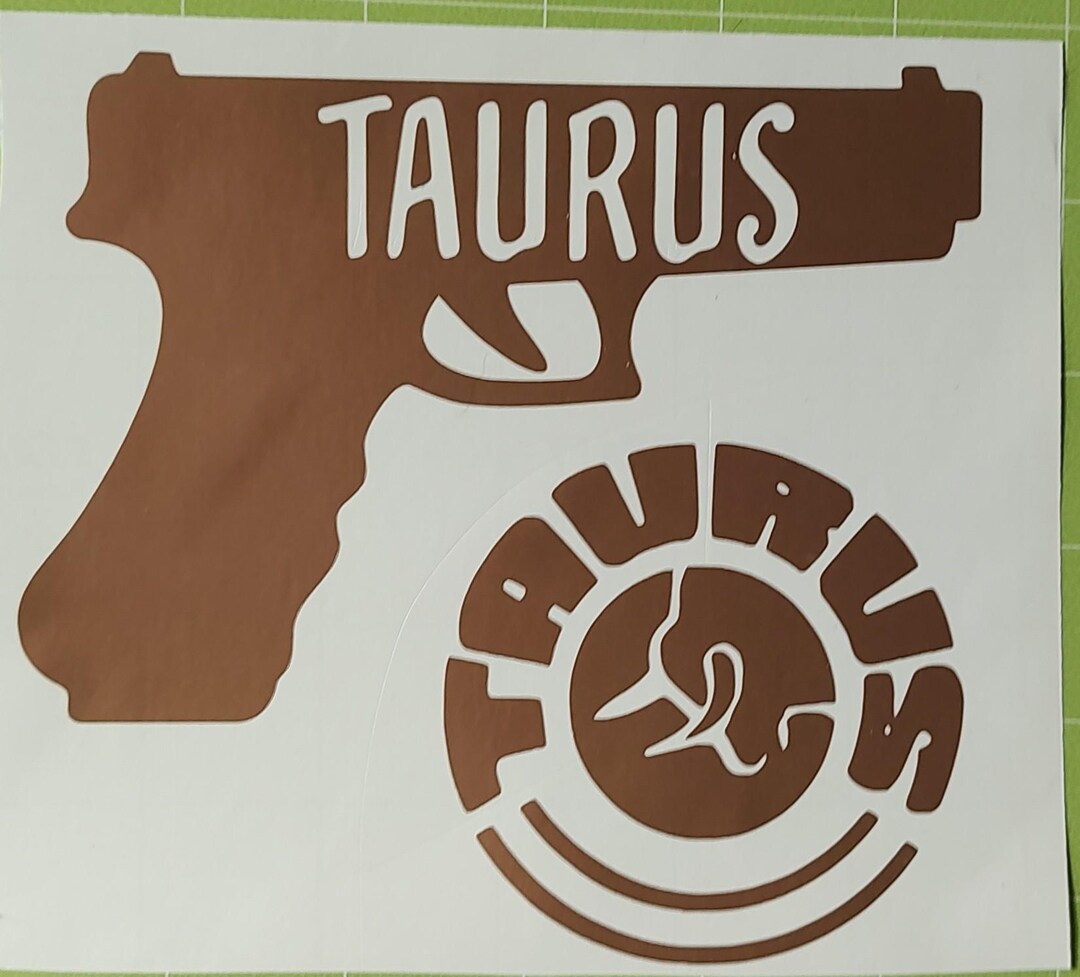 Pistol Handgun Vinyl Decals. Glock and Ruger Firearms, 9mm, Handgun, 38 ...