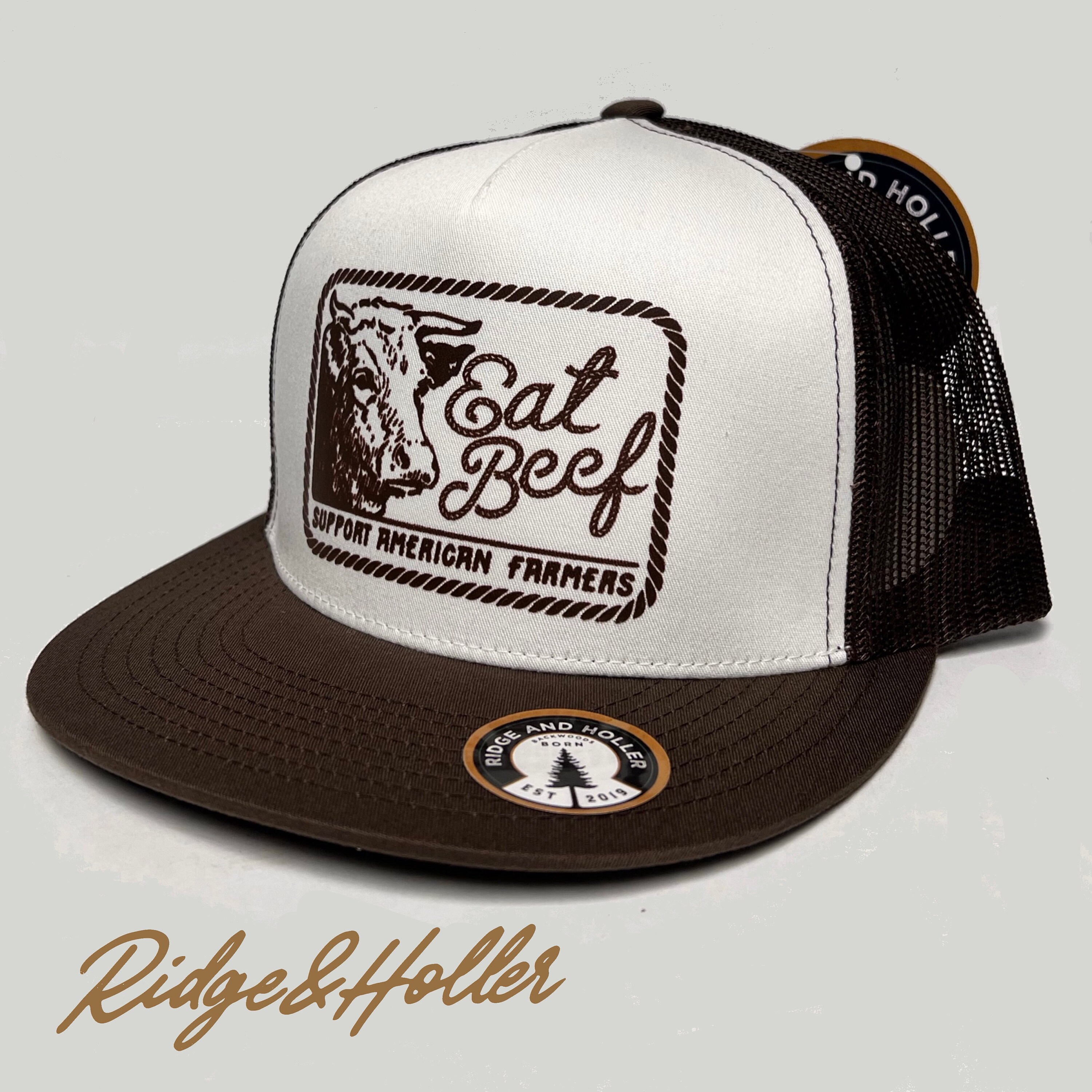 Eat Beef Rope Hat: Heritage Snapback, Support Farmers - Etsy